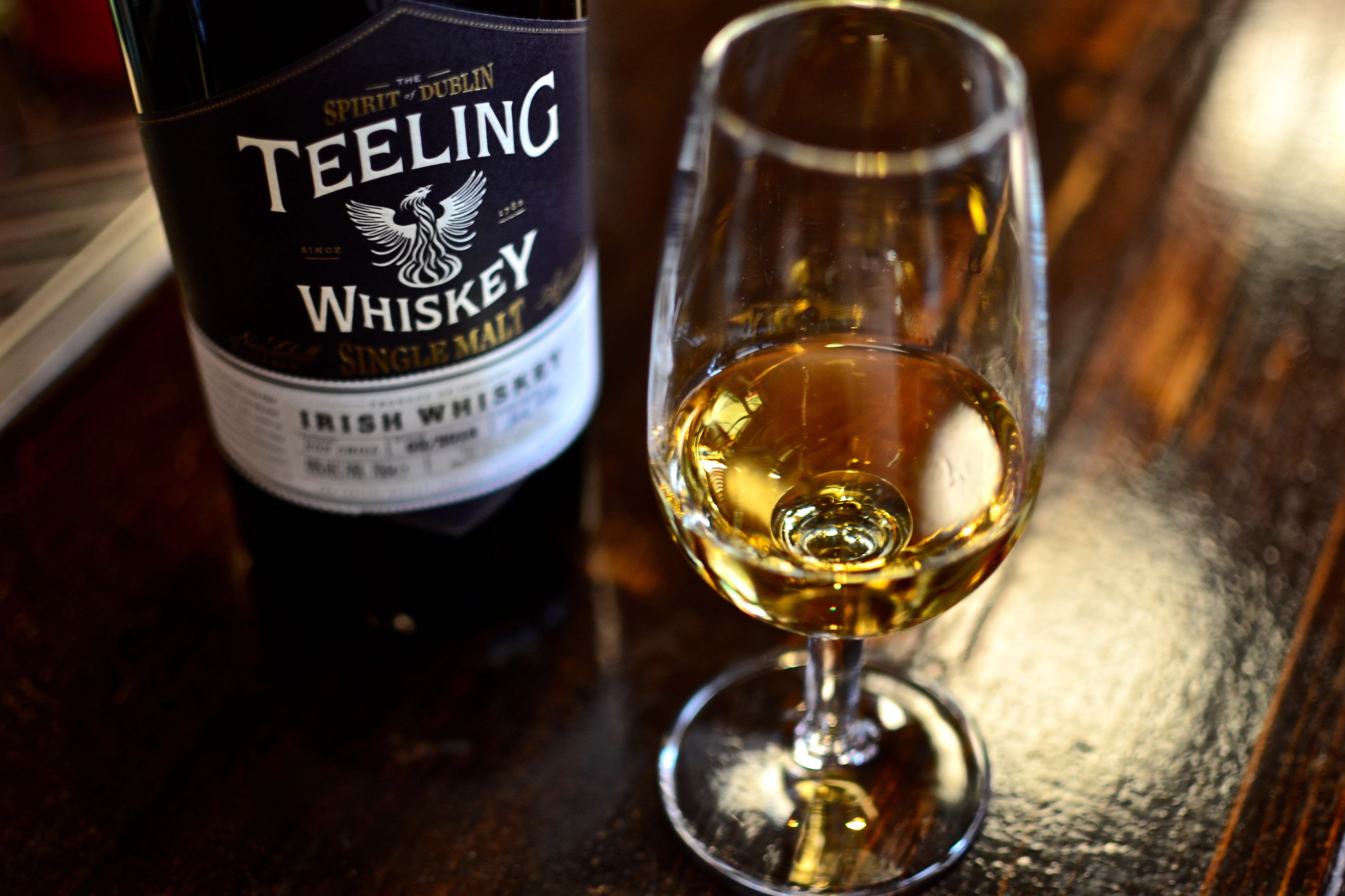 Teeling single malt irish whiskey